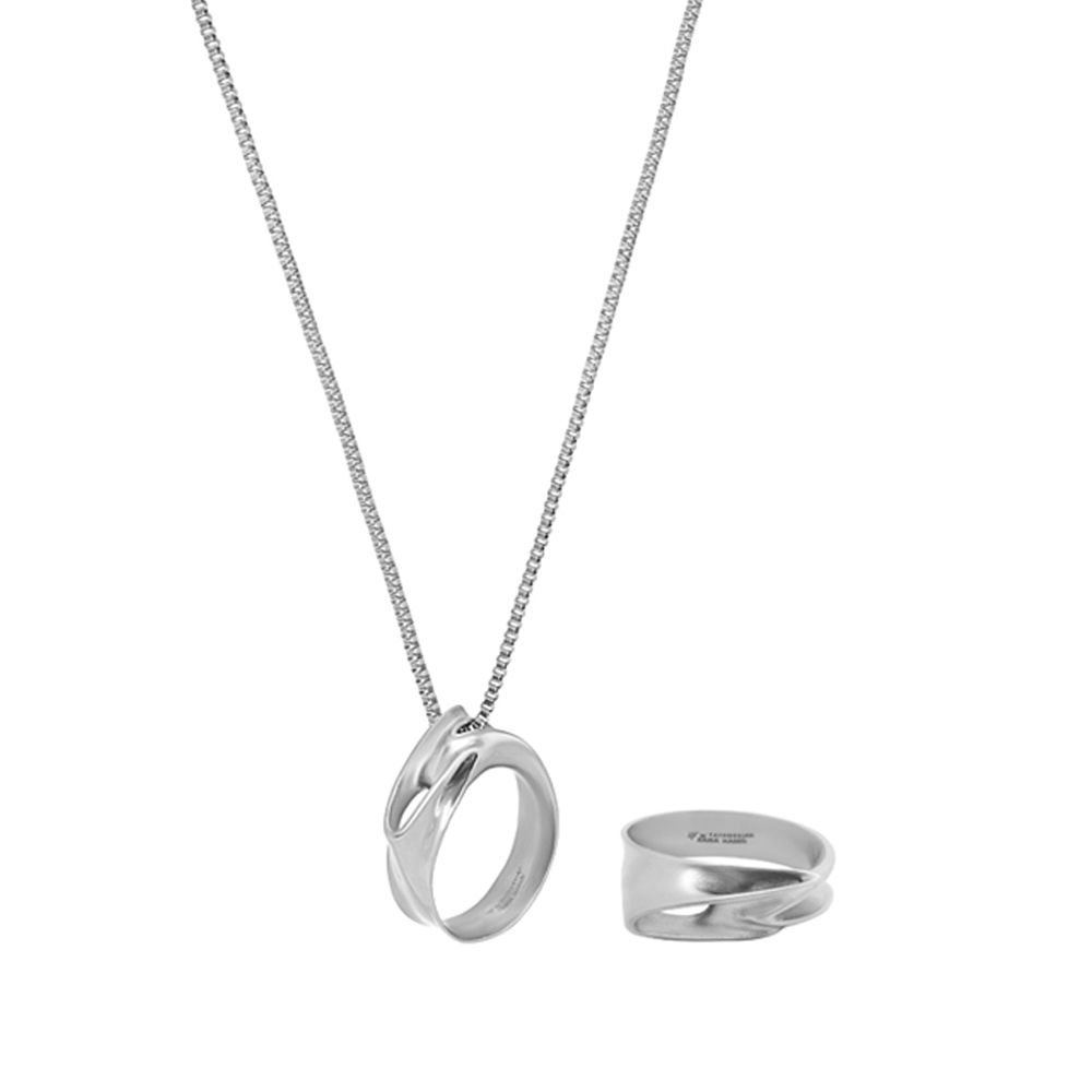 Zaha Hadid Twist Collection Ring Necklace by Tateossian | Emirates