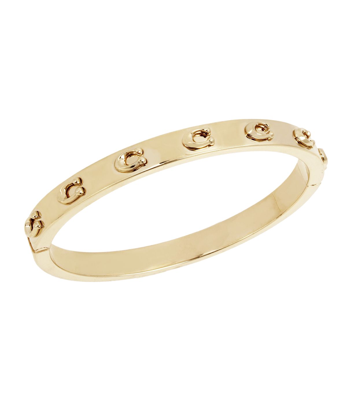 COACH Signature C Hinged Bangle Bracelet | Emirates