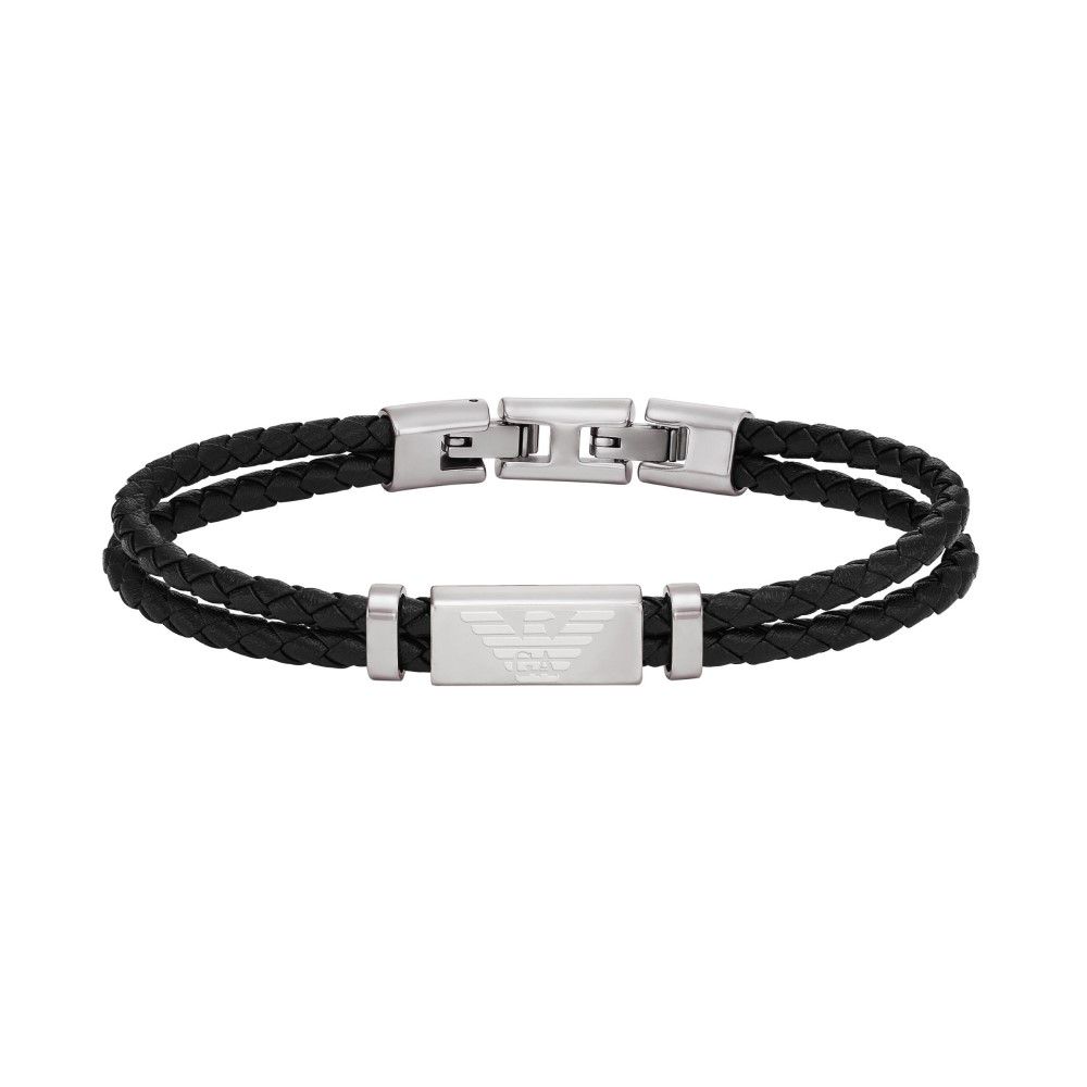 Emporio Armani ID Leather Bracelet | Emirates